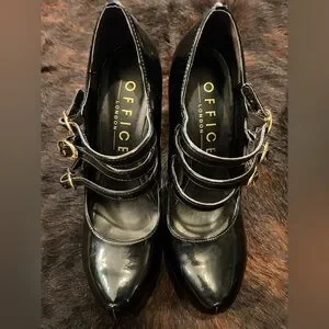 Office London | Shoes | Office London 3 Strap Platform Pin Up Fetish ...